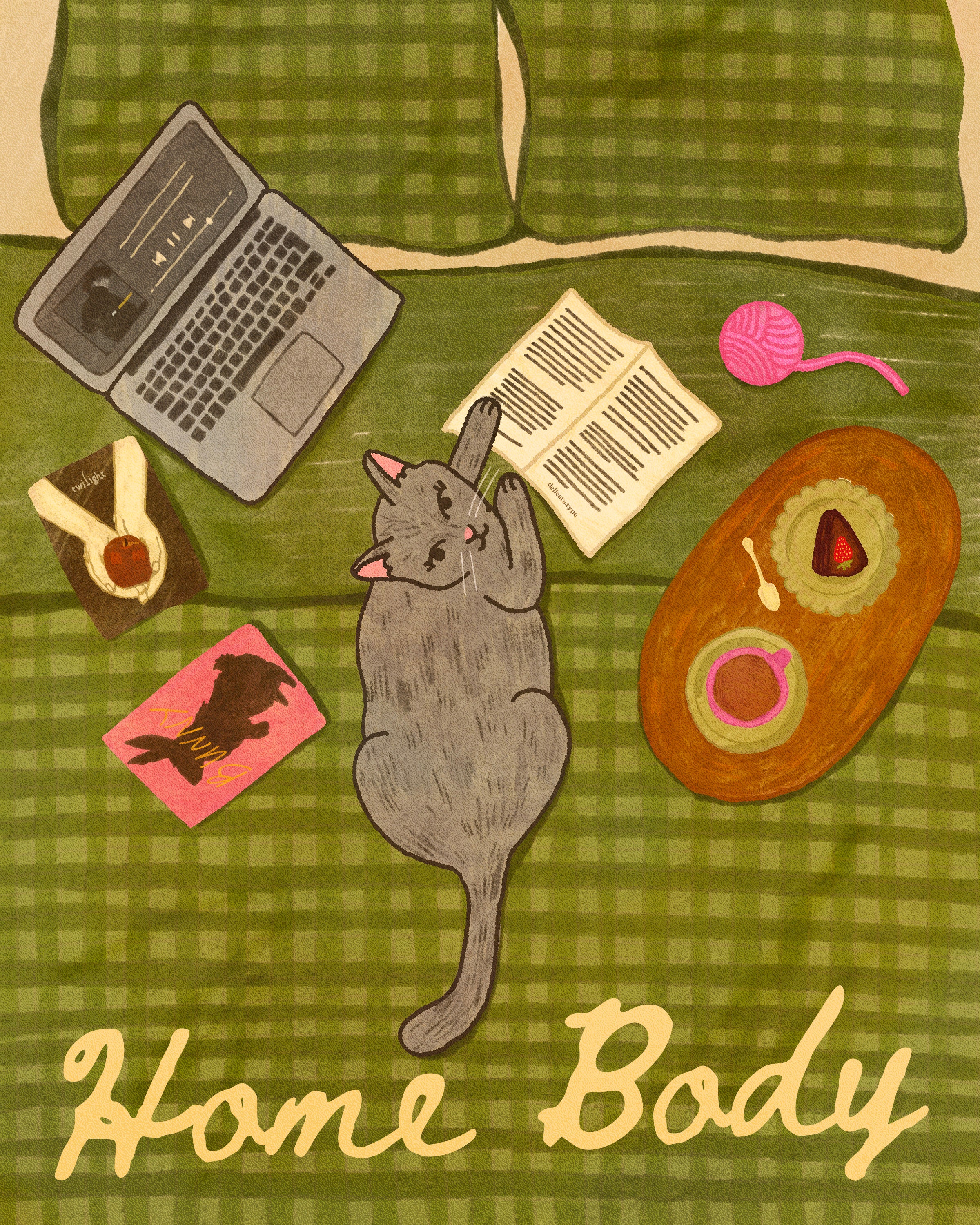 Home Body Print – Delicate Type